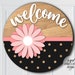 Spring Round Signs SVG Bundle, Spring Door Hanger SVG, Spring Welcome ...