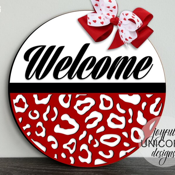 Leopard Door Hanger - Etsy