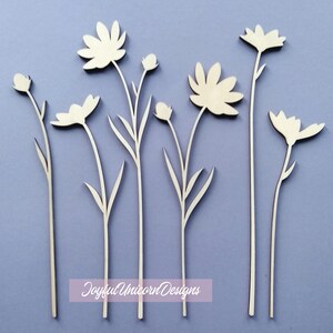 Daisy Flower SVG Bundle, Laser Cut File for Cricut and Glowforge ...