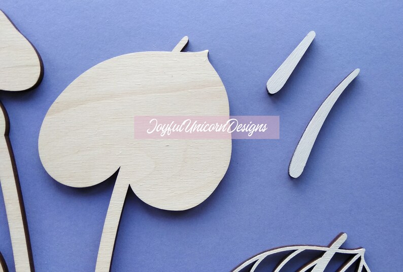 Anthurium Flower SVG Hawaiian Flower SVG Laser Cut Flower - Etsy