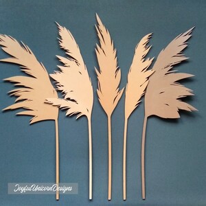 Pampas Grass SVG, Laser Cut File for Cricut and Glowforge, Dry Flower ...
