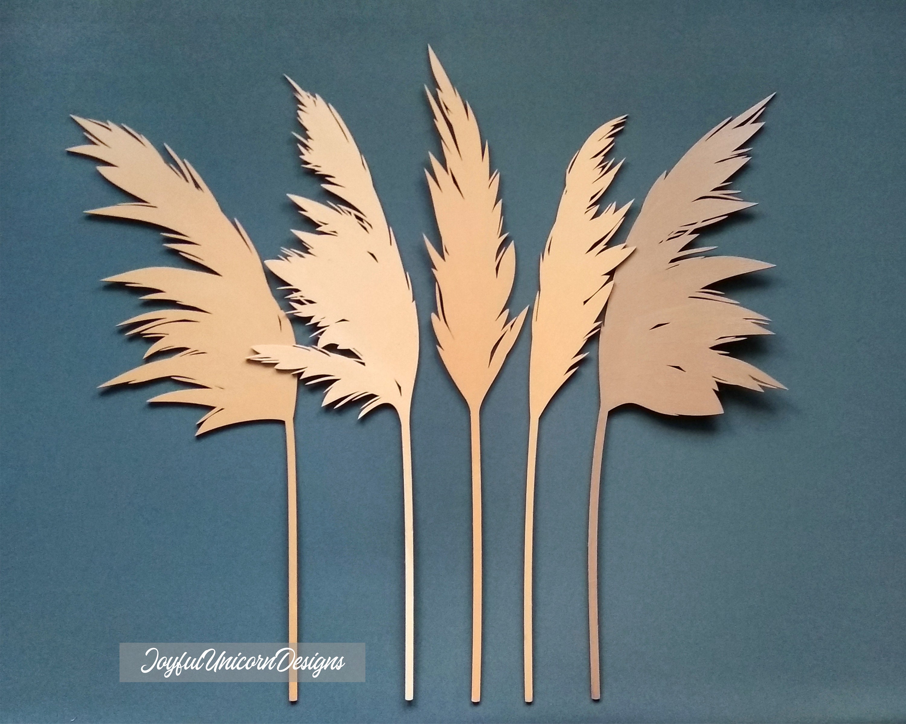 Pampas Grass SVG Laser Cut File for Cricut and Glowforge Dry - Etsy Israel