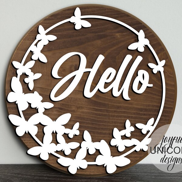 Round Sign Svg - Etsy