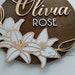 Lily Flower Nursery Sign SVG Nursery Name Sign SVG Girl - Etsy