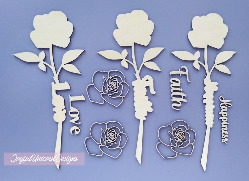 Long Stem Rose SVG Rose With Text SVG Mothers Day Rose SVG - Etsy