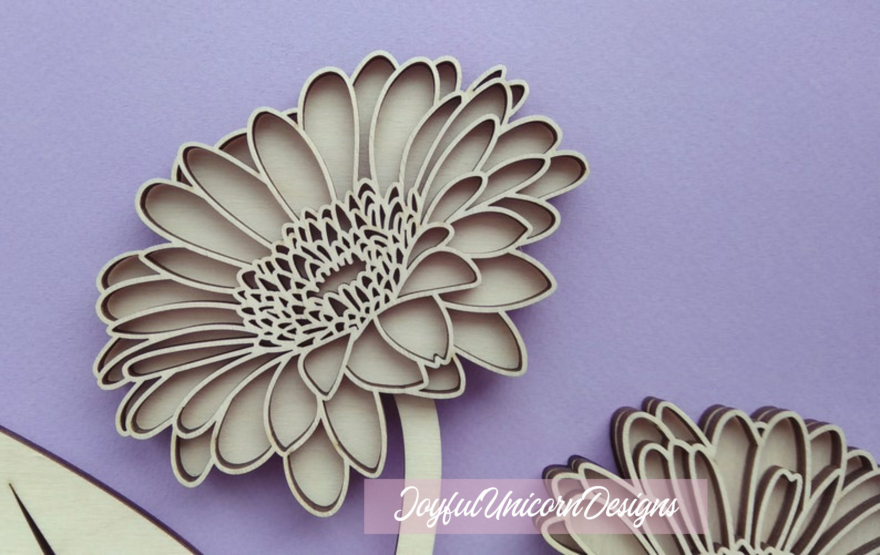 Gerbera Daisy SVG Gerbera Flower SVG Laser Cut Flowers SVG - Etsy Australia