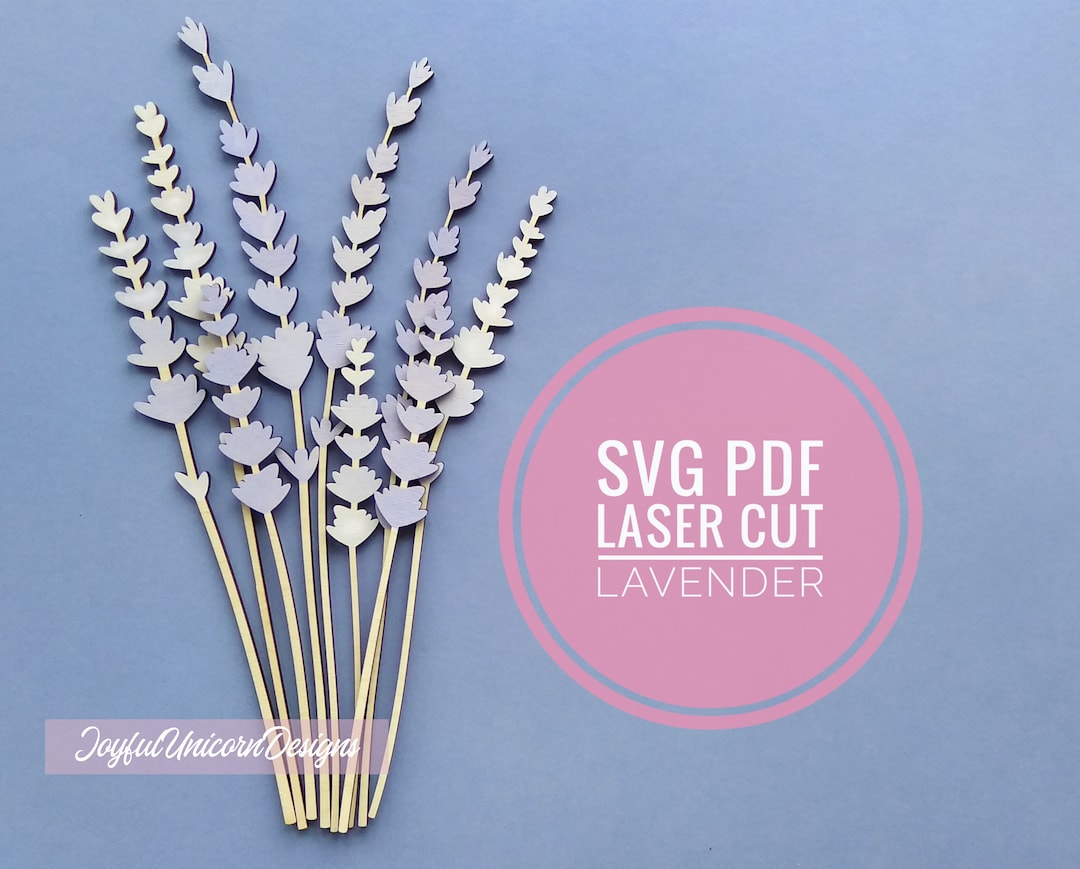 Lavender SVG Lavender Flower SVG Lavender Bundle SVG - Etsy