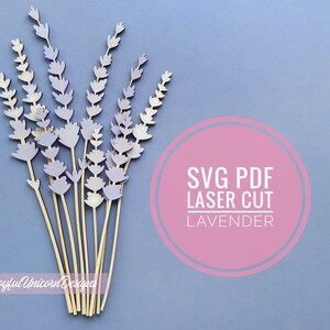 Lavender SVG Lavender Flower SVG Lavender Bundle SVG - Etsy