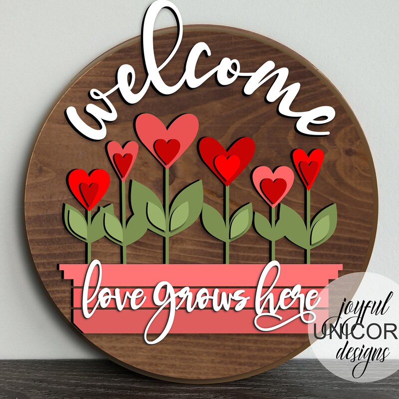 Love Grows Here Svg - Etsy