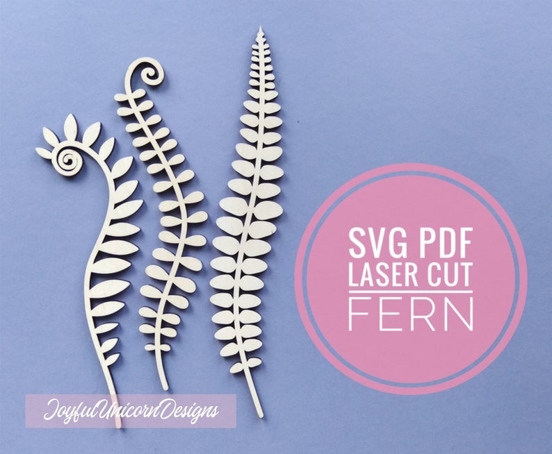 Fern SVG Fern Leaves SVG Bundle Laser Cut Plant SVG Cricut - Etsy