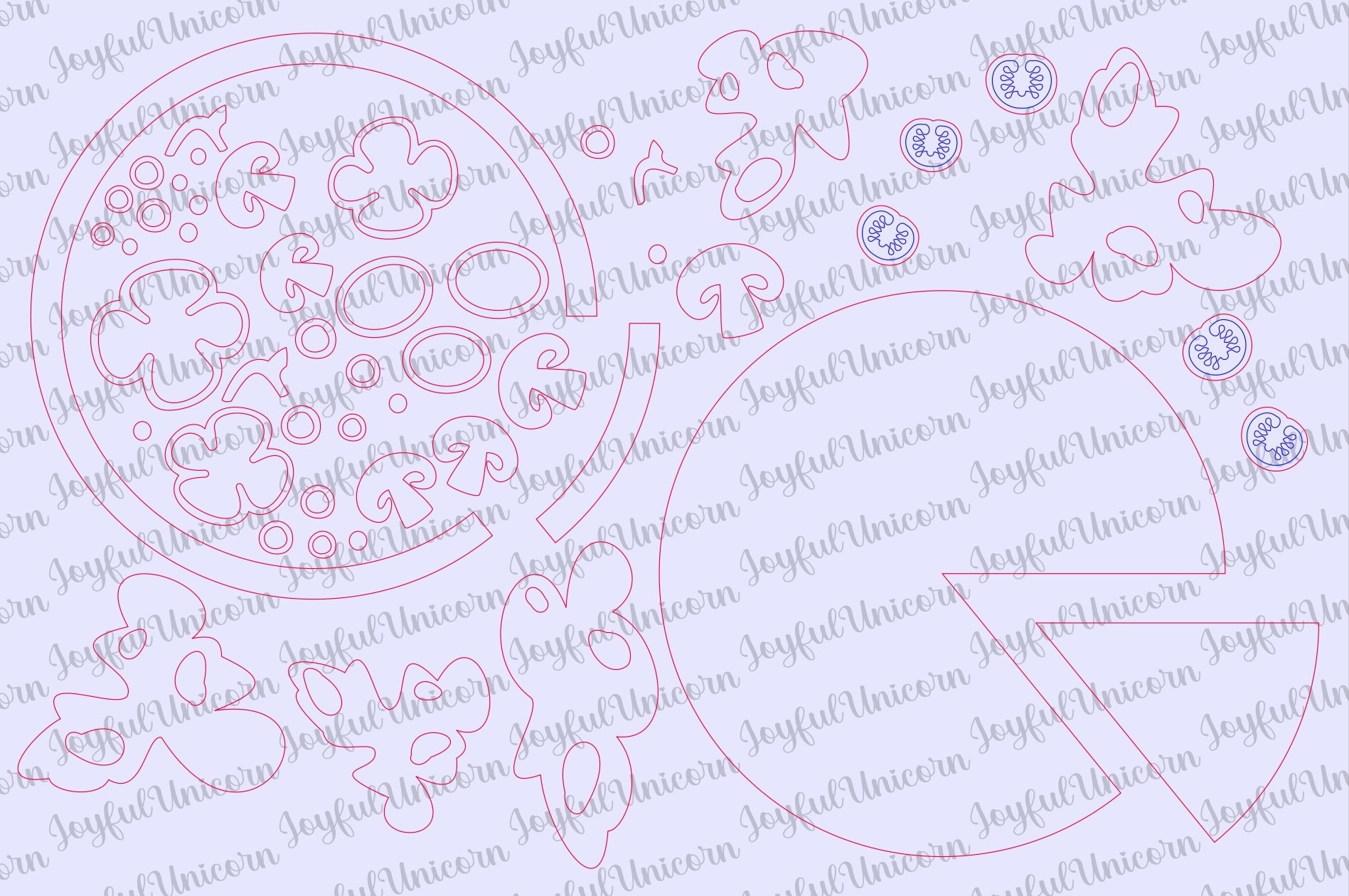 Pizza Laser Cut File Fastfood SVG Glowforge Ready File CNC - Etsy Canada