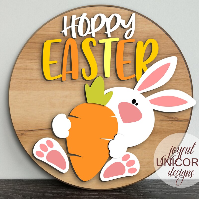Hoppy Easter Sign - Etsy