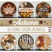 Autumn Welcome Signs SVG Bundle, Glowforge and Cricut Ready Files, Fall ...