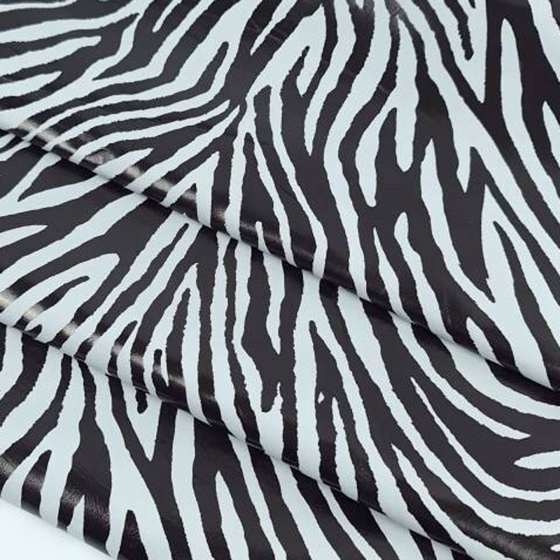 Zebra Print Leather - Etsy