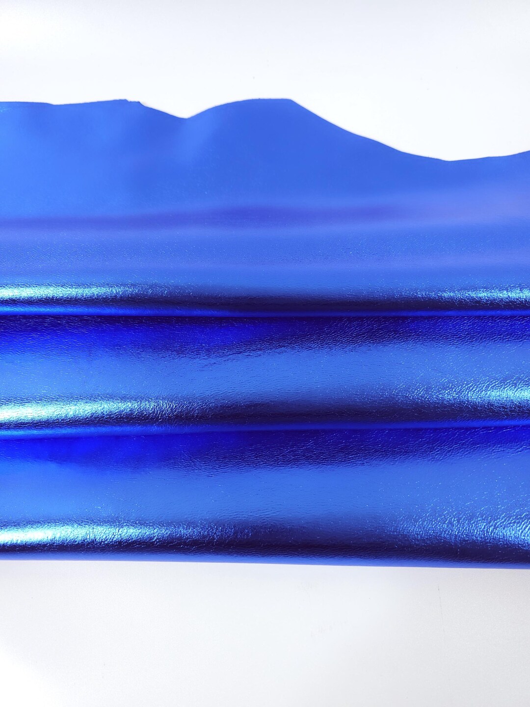 Eletric Blue Goat Soft Metallic Leather - Etsy