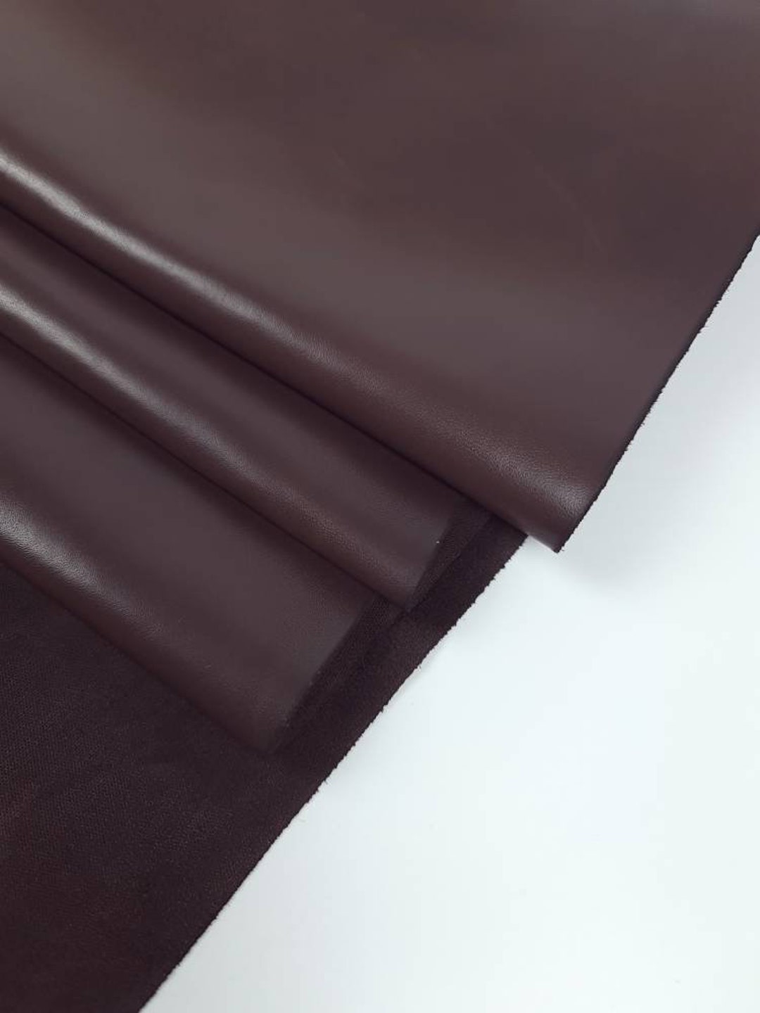 Puce Lux Semi Shine Calf Lining Leather 0.7/0.9 Mm - Etsy