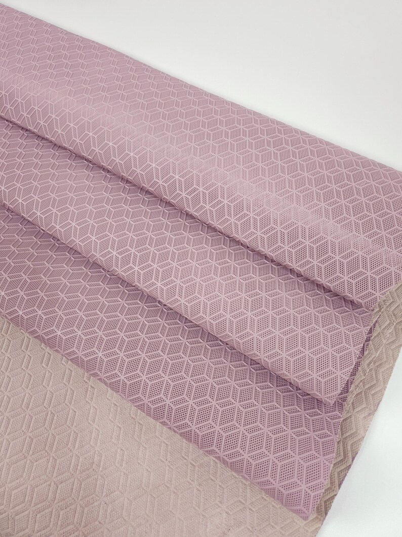 Cameo Pink Rhombus 3D Embossed Premium Texture Leather - Etsy Israel