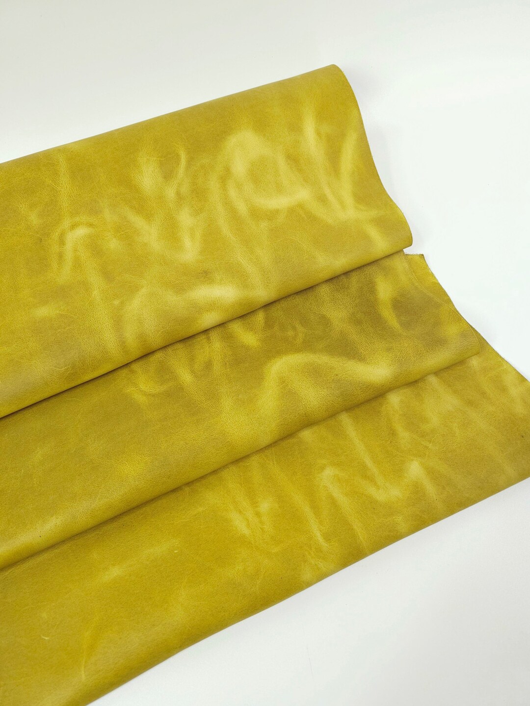 Misted Marigold Arizona Vintage Pull up Rustic Leather - Etsy