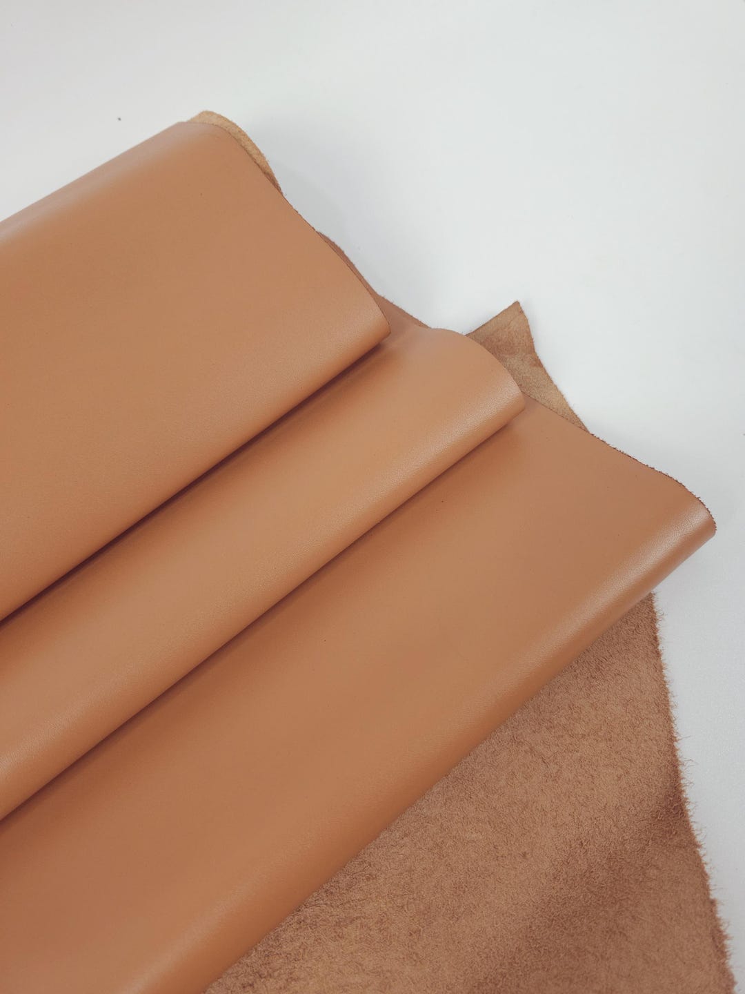 Tomato Cream Nova Fine Grain Calf Skin Leather - Etsy