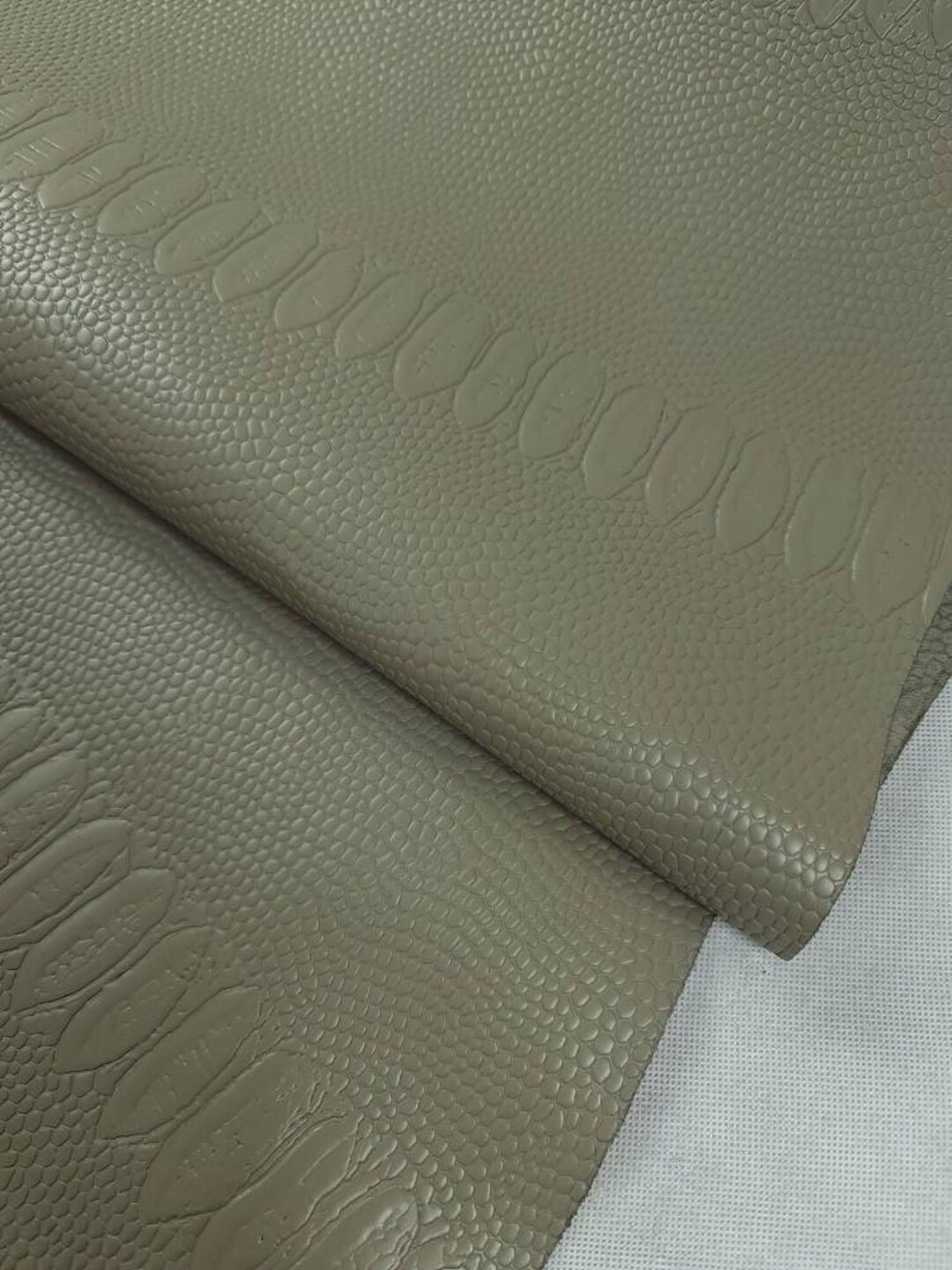 Sage Green Semi Shine Snake Leather Embossed Amazing Relief 0Z 1904 - Etsy