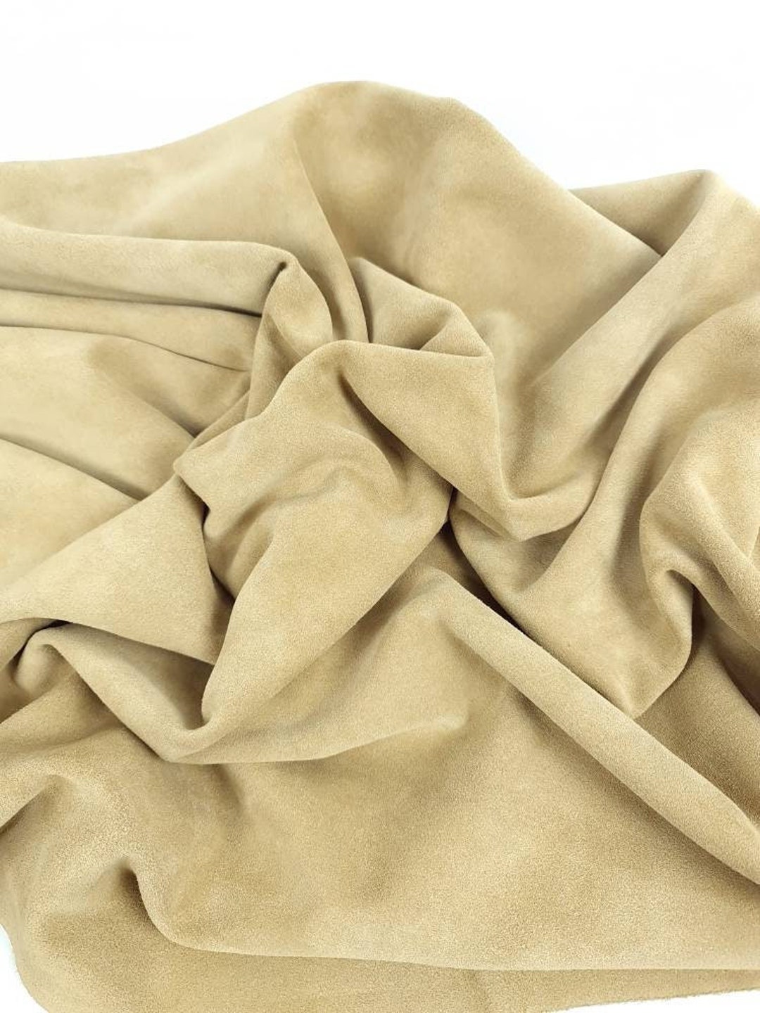 Beige Lux Soft Suede Leather - Etsy
