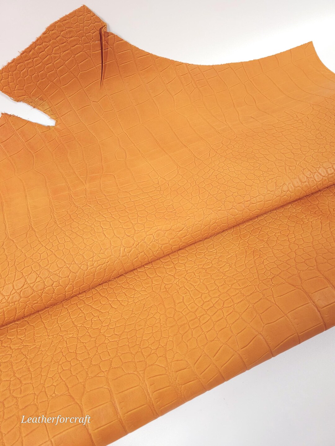 Topaz Crocodile Alligator Leather Embossed Amazing Relief ...