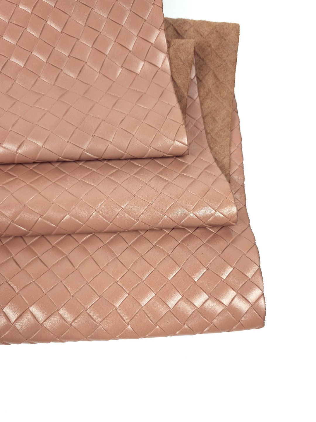 Tuscany Braided Dakar Embossed Premium Texture Leather - Etsy