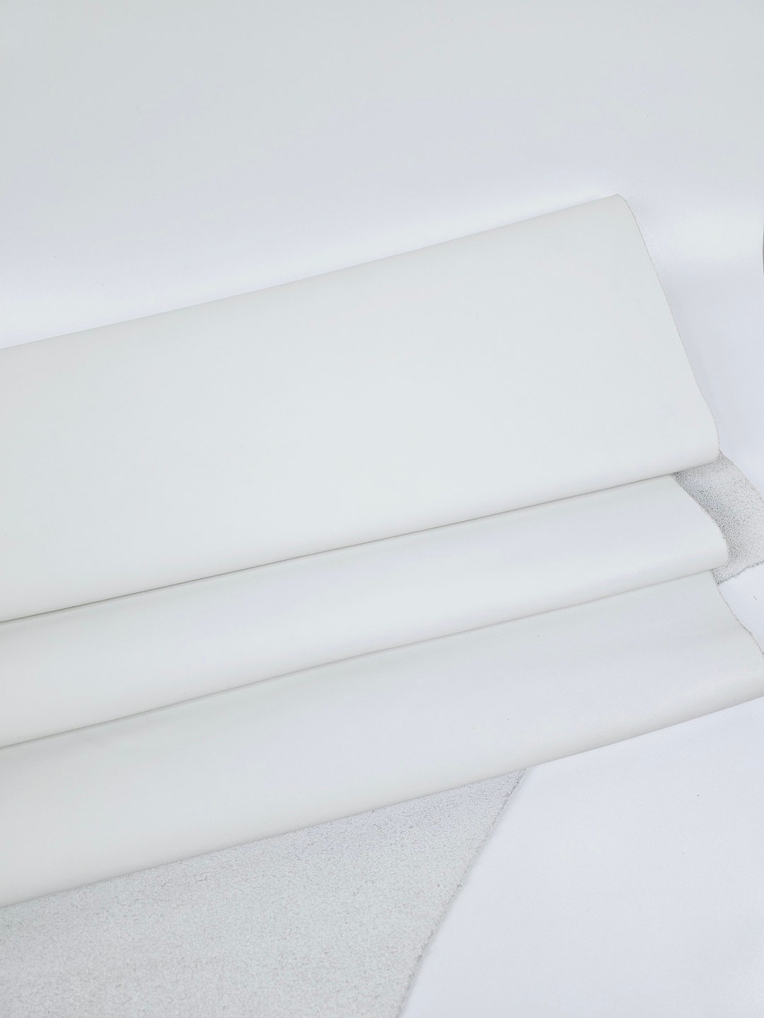 White Mask Ultra Soft Natural Full Grain Smooth Spongy Leather - Etsy