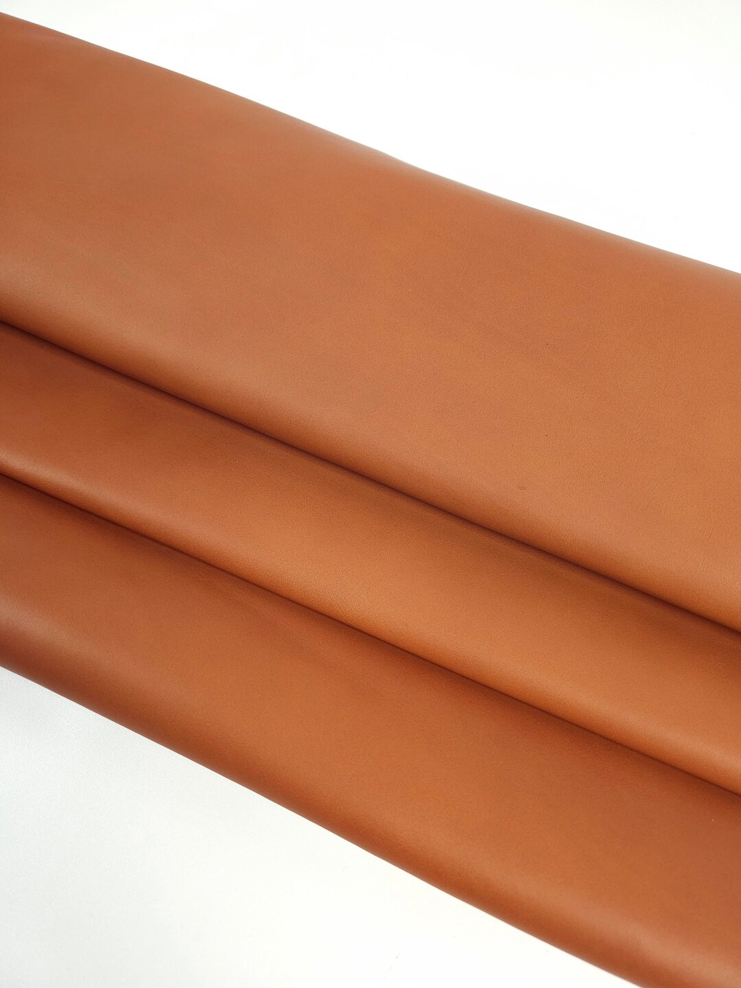 Cognac Nova Fine Grain Calf Skin Leather - Etsy