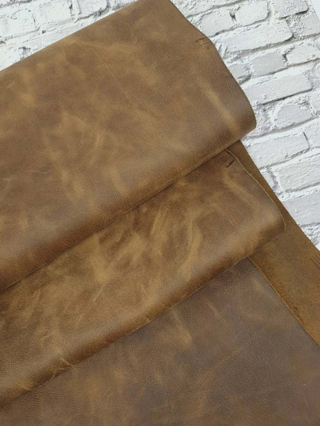 Rubber Buffalo Full Grain Pull up Leather - Etsy