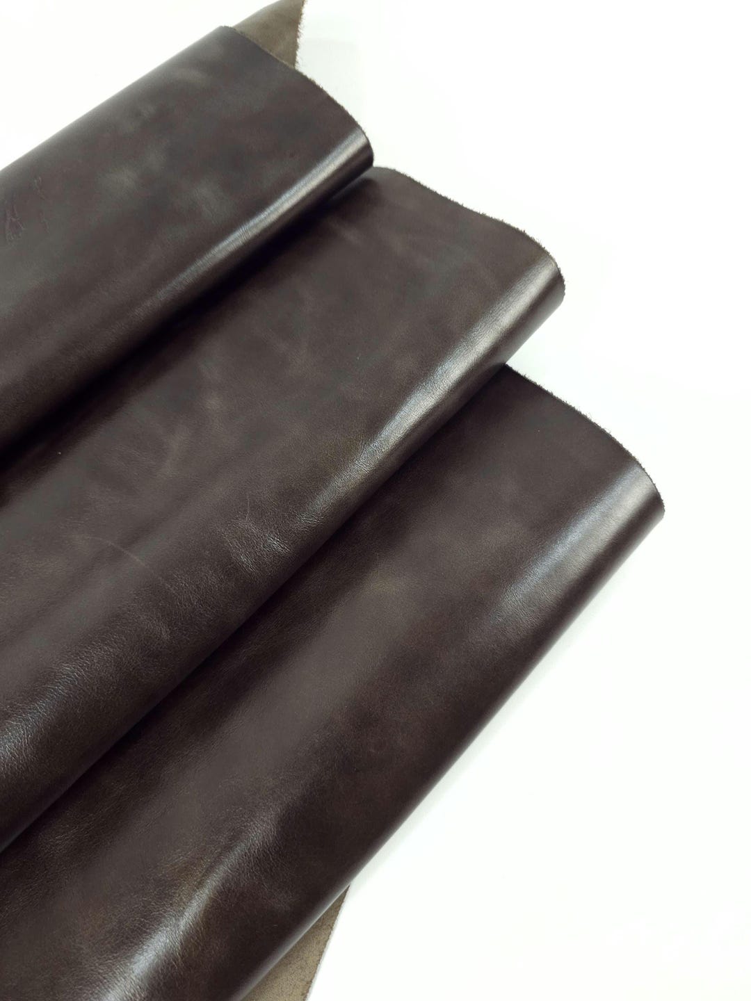 Shitake Jamaica Full Grain Semi Shine Leather - Etsy