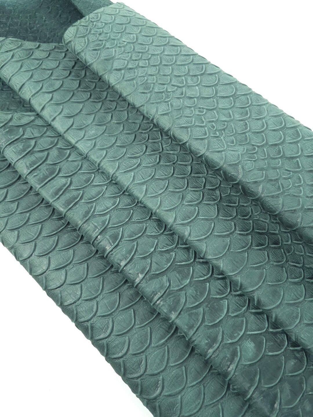 Frosty Green Snake Leather Embossed Texture Amazing Relief LFC 2023 - Etsy