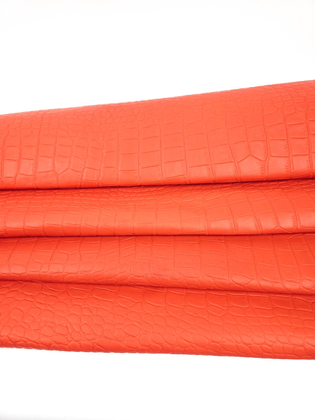 Firecracker Crocodile Alligator Leather Embossed Amazing Relief 0Z 2021 - Etsy