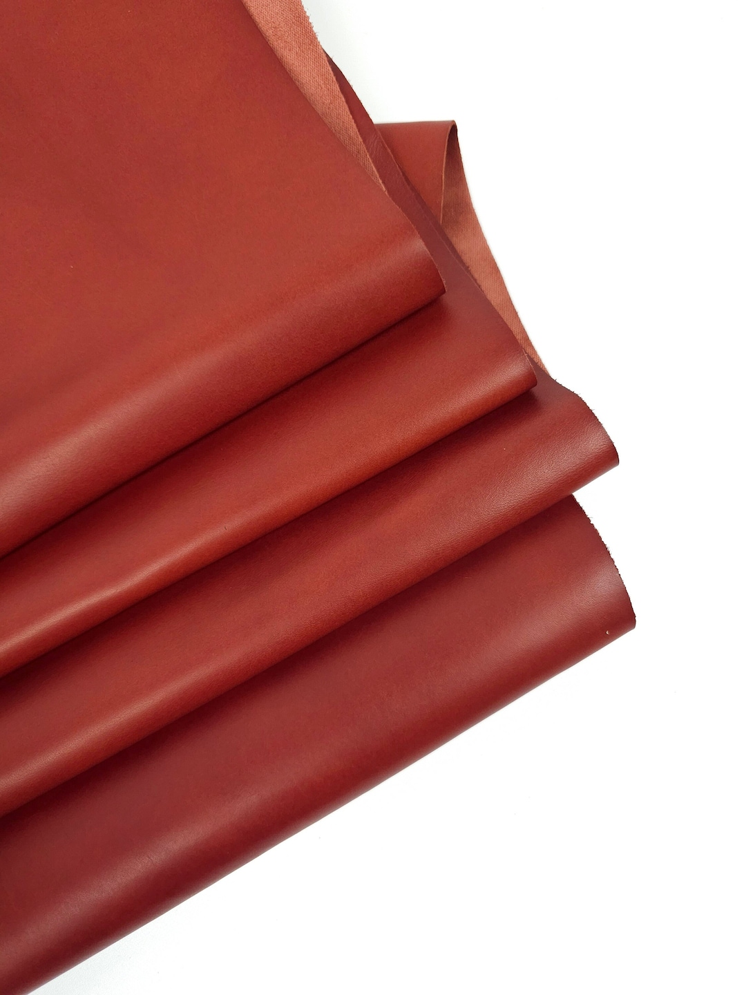 Cinnabar Nova Fine Grain Calf Skin Leather - Etsy