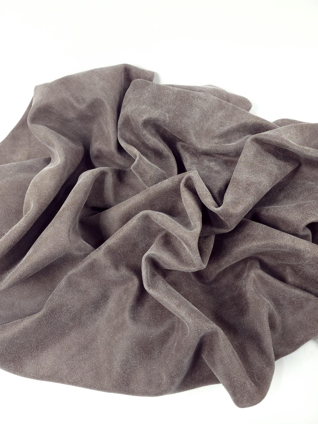 Light Brown Vintage Washed Look Distressed Rustic Suede Leather - Etsy