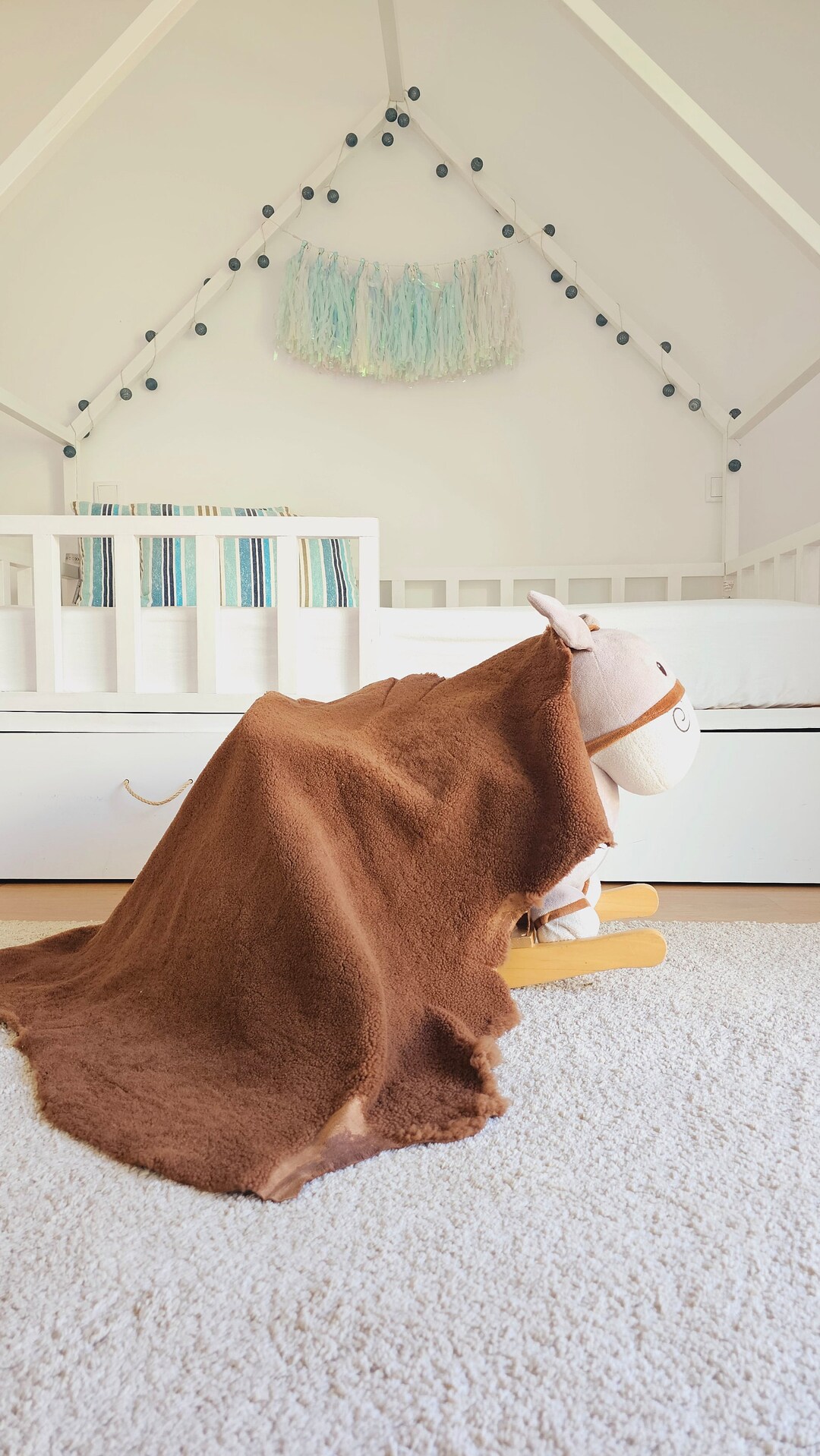 Camel Genuine Curly Sheepskin Fur Rug Skin Hide - Etsy