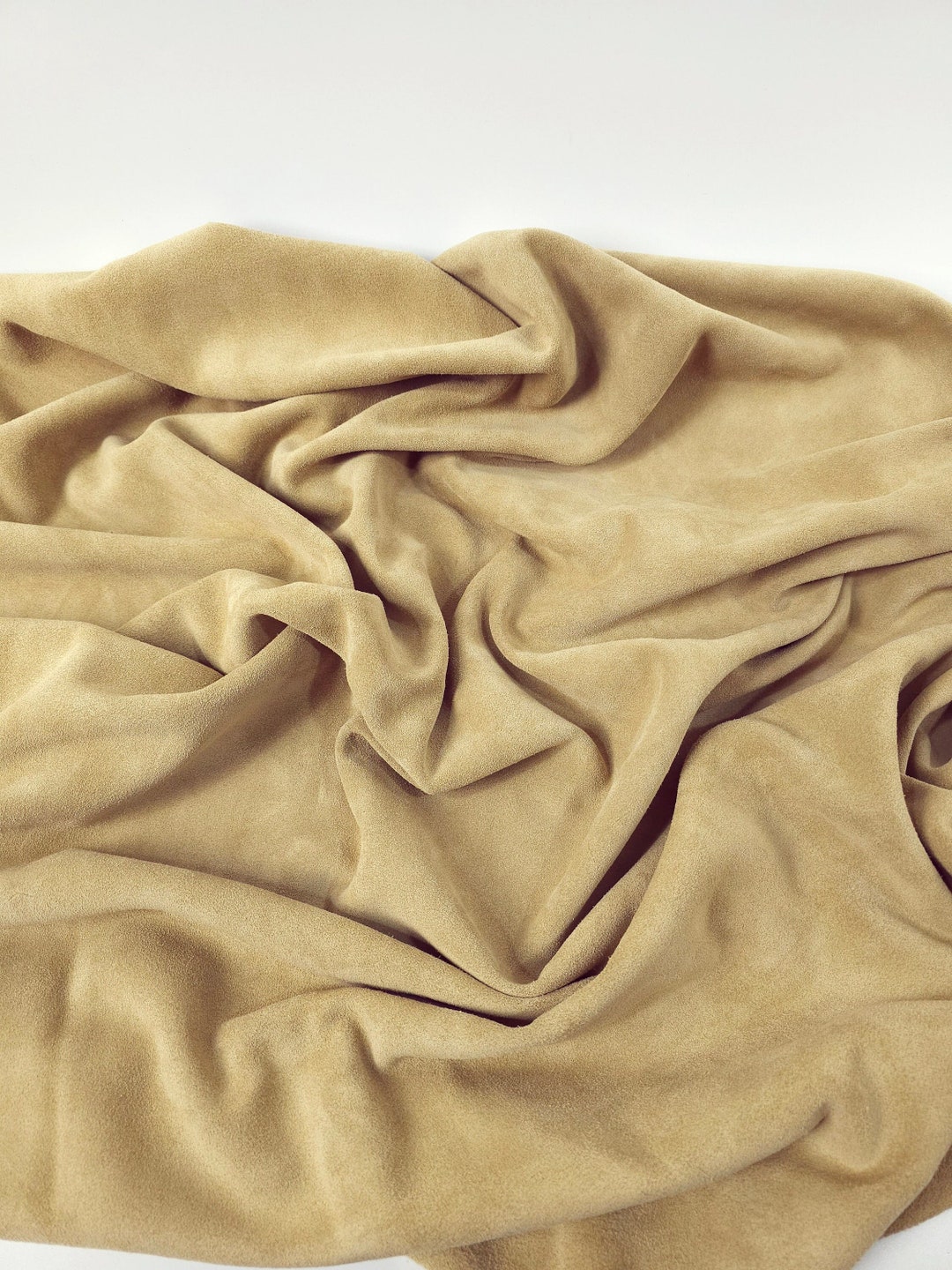 Beige Lux Soft Suede Leather - Etsy