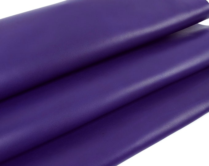 Royal Purple Auckland Premium Round Aniline Full Grain Calf Leather - Etsy