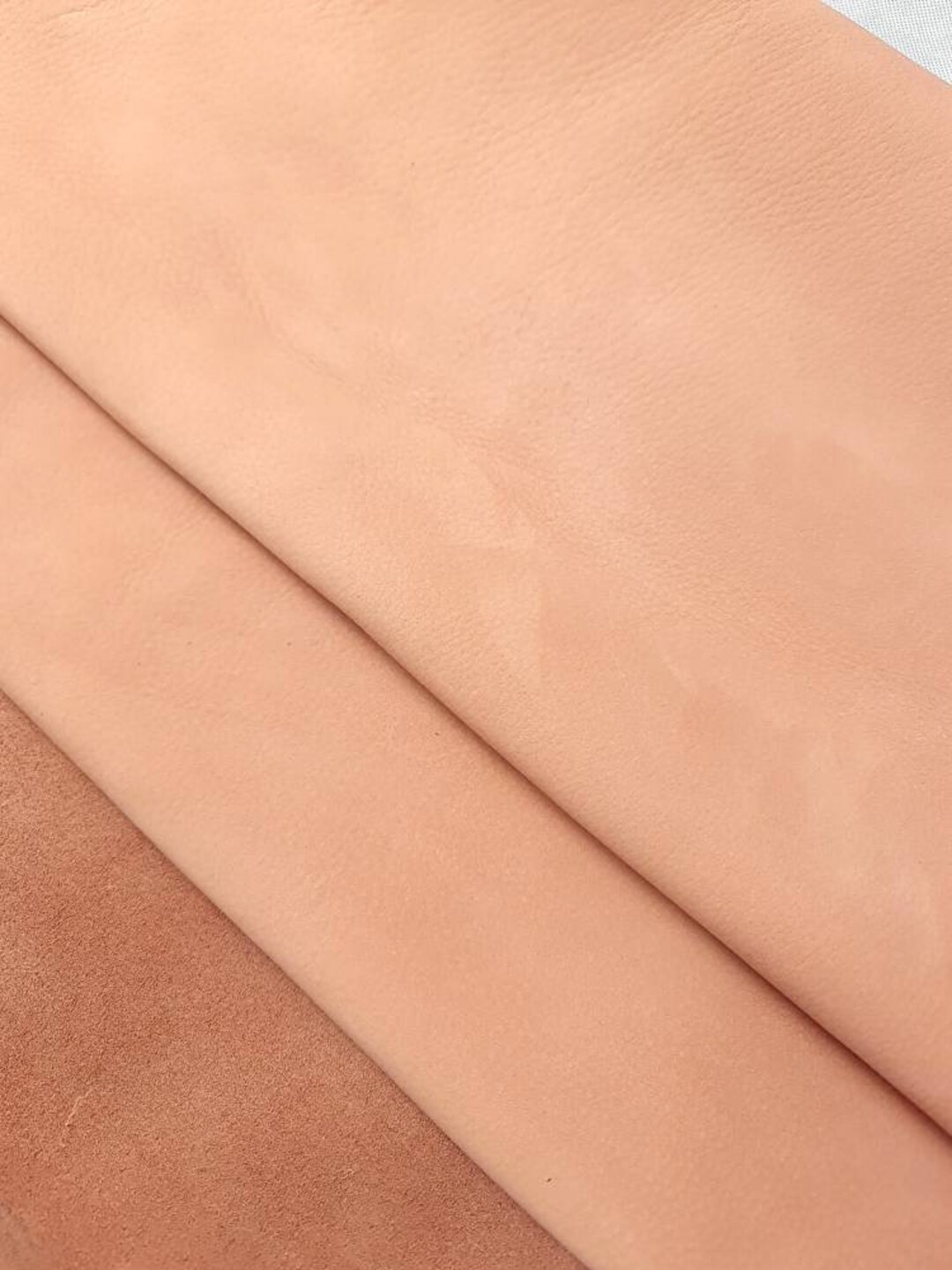 Peach Ust Milled Nubuck Soft Leather (amazing Writting Effect) - Etsy