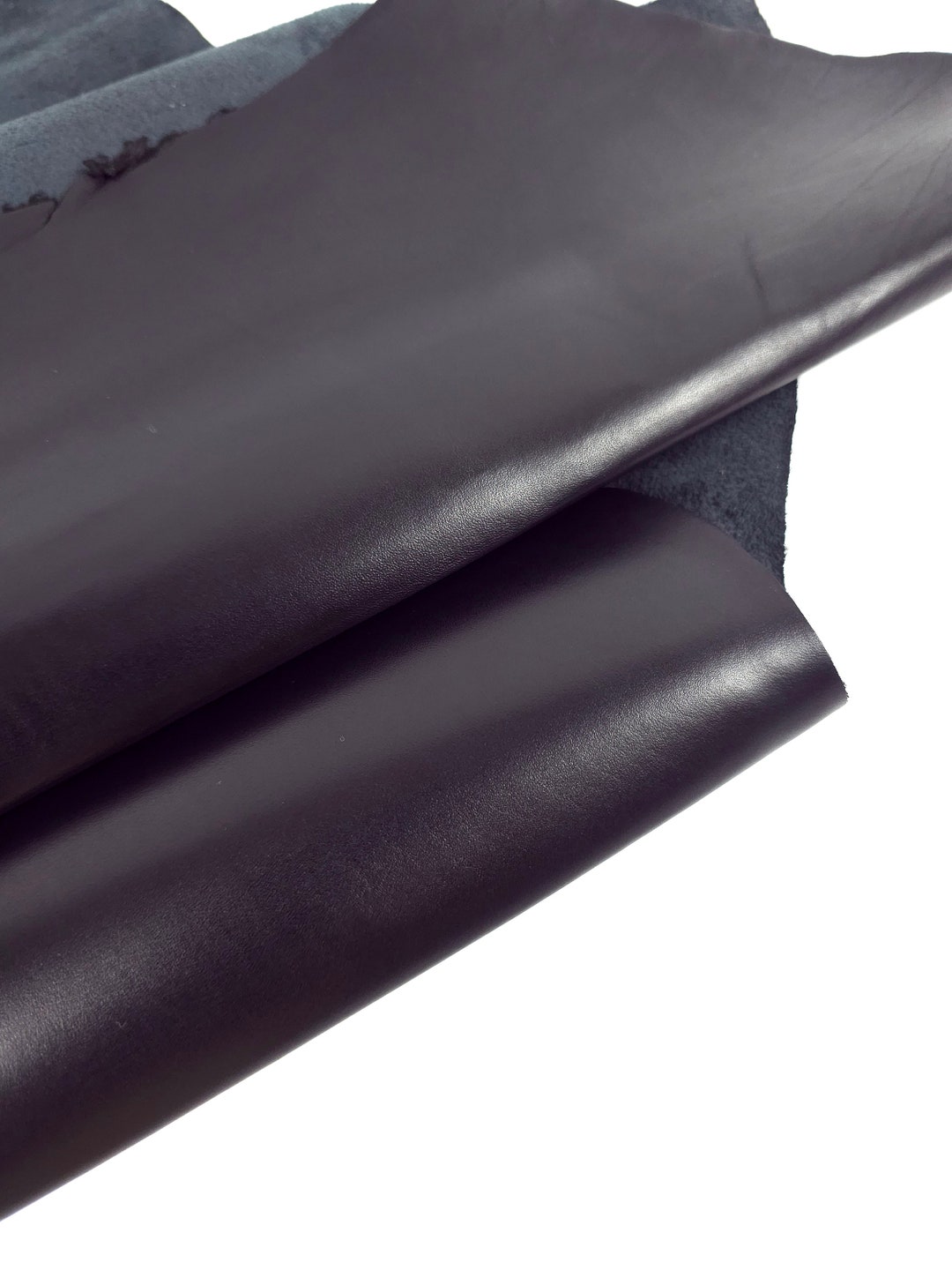 Black Parma Baby Calf Matt Brush off Vegetable Premium Full Grain ...