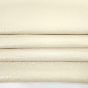 Limestone Caribe Embossed Shine Full Grain Soft Pebble Leather - Etsy