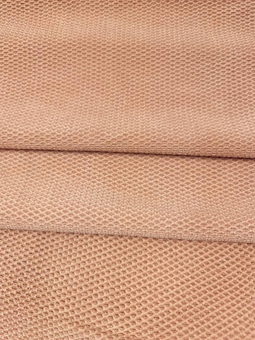 Pre Cut Peach Fuzz NIT TT Pattern Perforated Genuine Leather (pack With ...