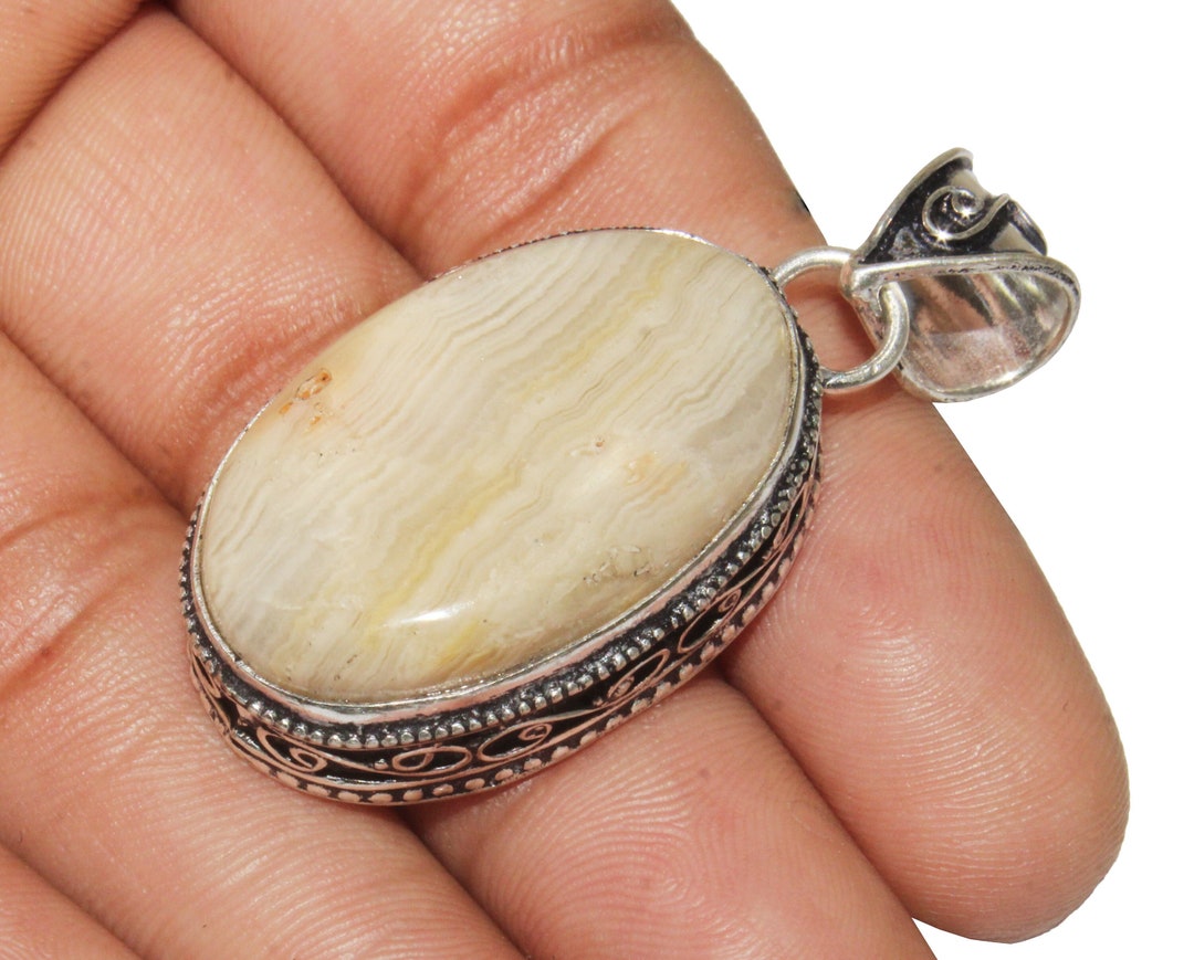 Crazy Lace Agate Pendant, Crazy Lace Agate Gemstone Pandant, Designer ...