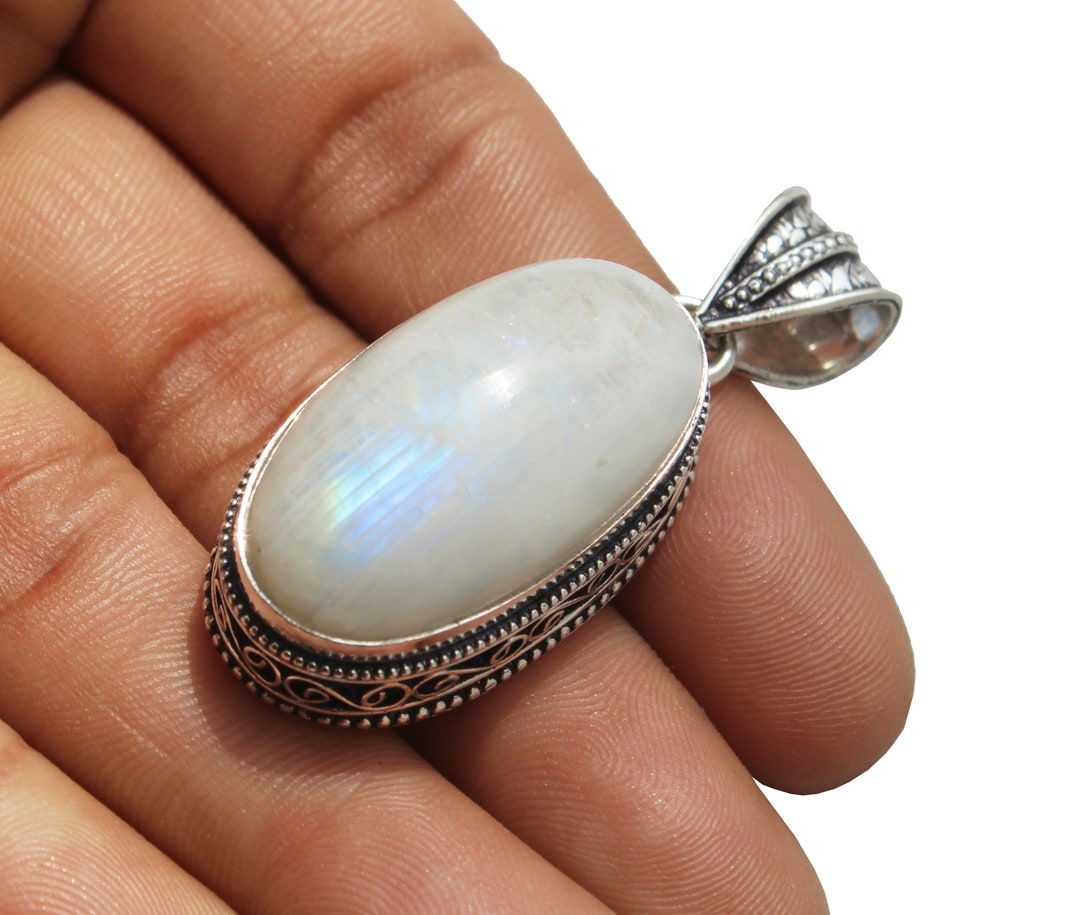 Moonstone Pendant, Moonstone Gemstone Pandant, Designer Pendant ...