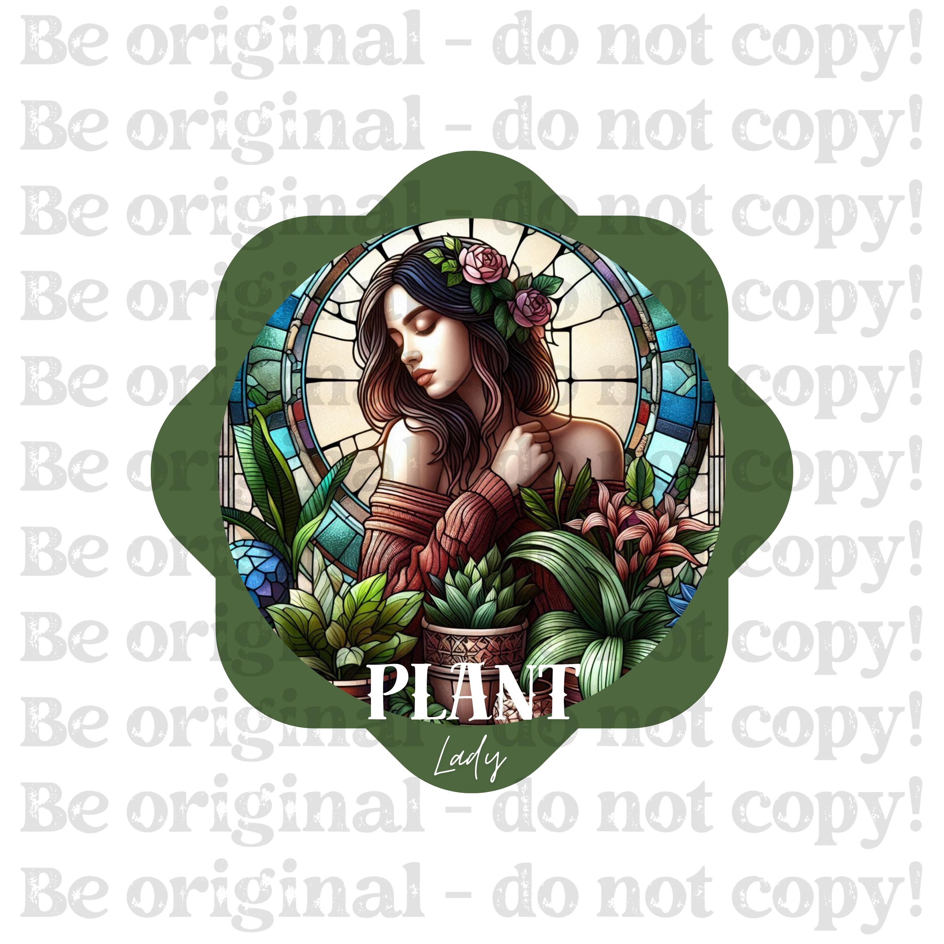 Plant Lady-png Digital Download Only.clipart, Printable. Use for ...