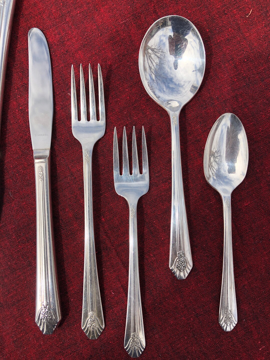 Vintage, Service for 8, Plus Extra Teaspoons AND Serving Pieces, 48 ...