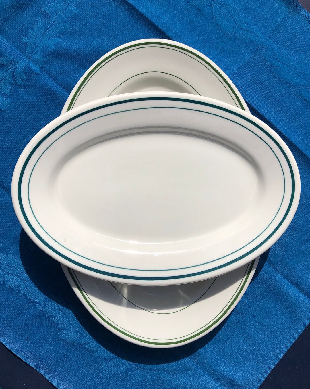 PAIR of Hotel Ware China Platters, Restaurantware, Party Platters - Etsy