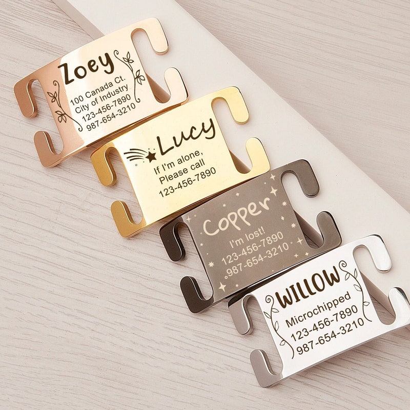 Dog Tag Star With Design - Etsy