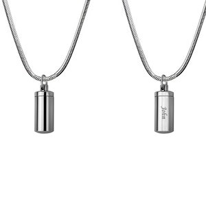 Custom Ashes Necklace for Pets or Human, Cremation Memorial Urn Capsule ...