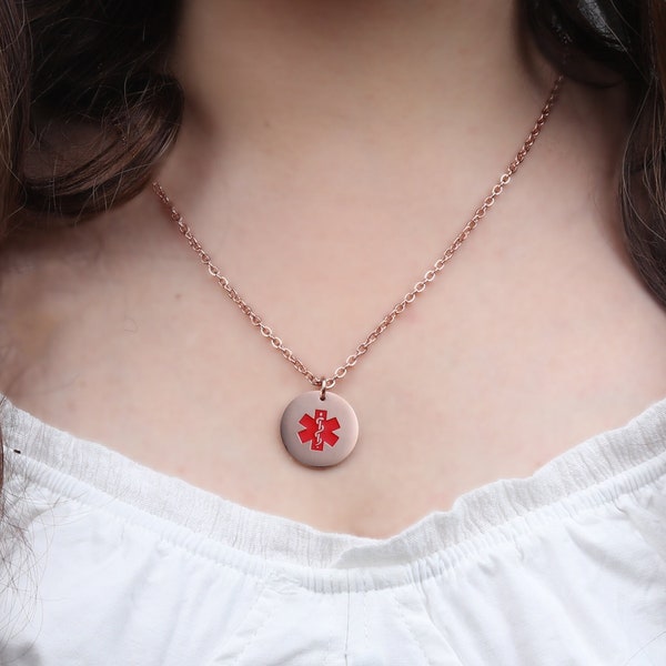 Medical Alert Necklace - Etsy